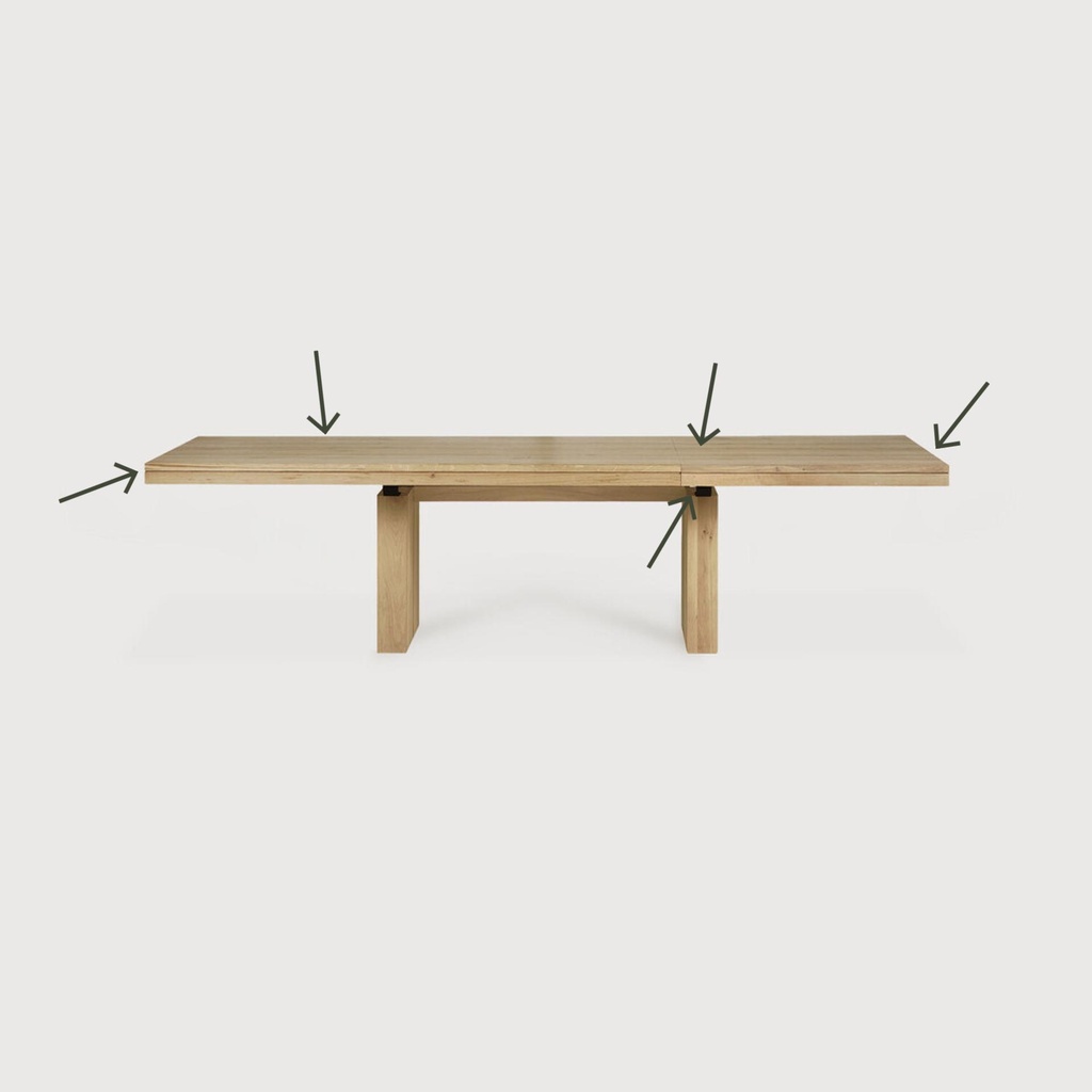 Double extendable dining table | Re-loved
